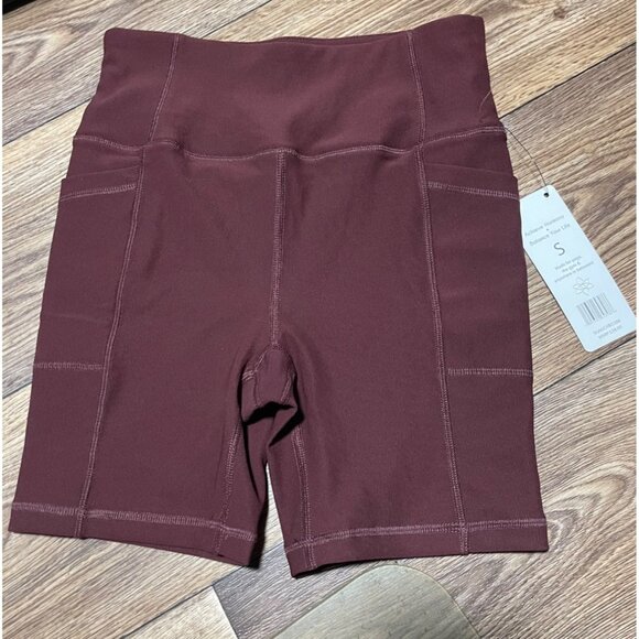 Harmony Balance | Shorts | Harmony Balance Yoga Shorts Womens S Polyesterspandex Burgundy ...